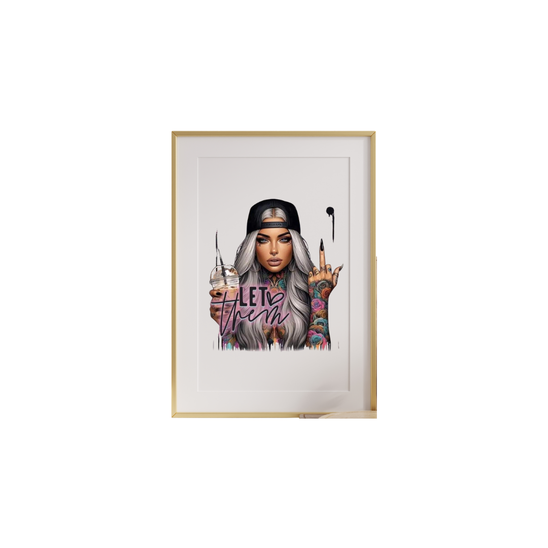 Attitude Wall Frame – Noashell Customs