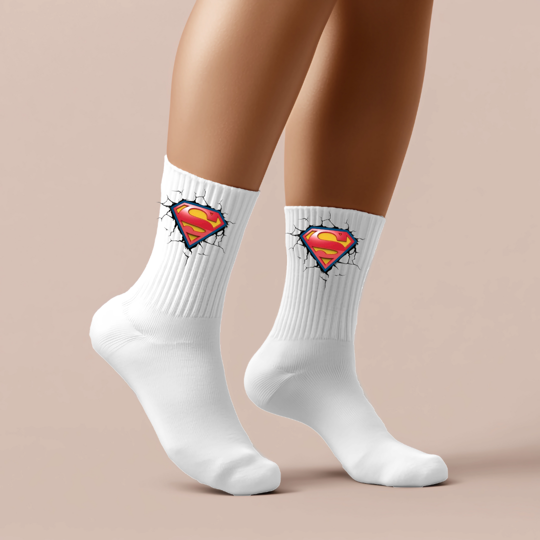 Personalized Superman Socks – Noashell Customs